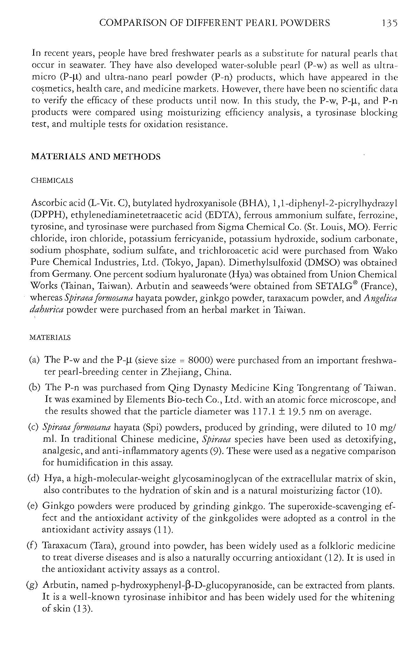 Pearl Powder. Reprinted with Permission – J. Cosmetic Science – Campo ...