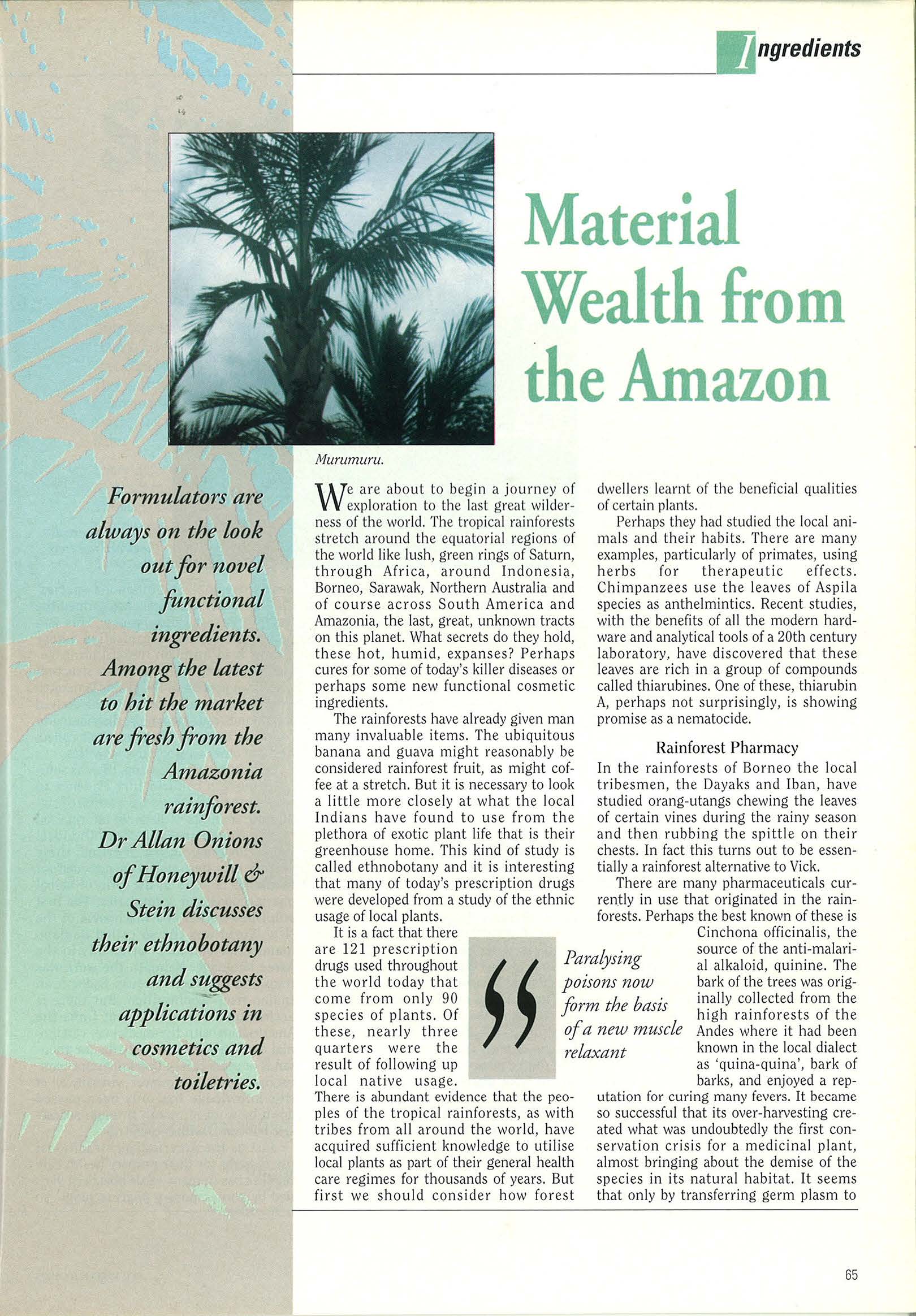 Material Wealth from Amazon. Reprinted with Permission – SPC U.K ...